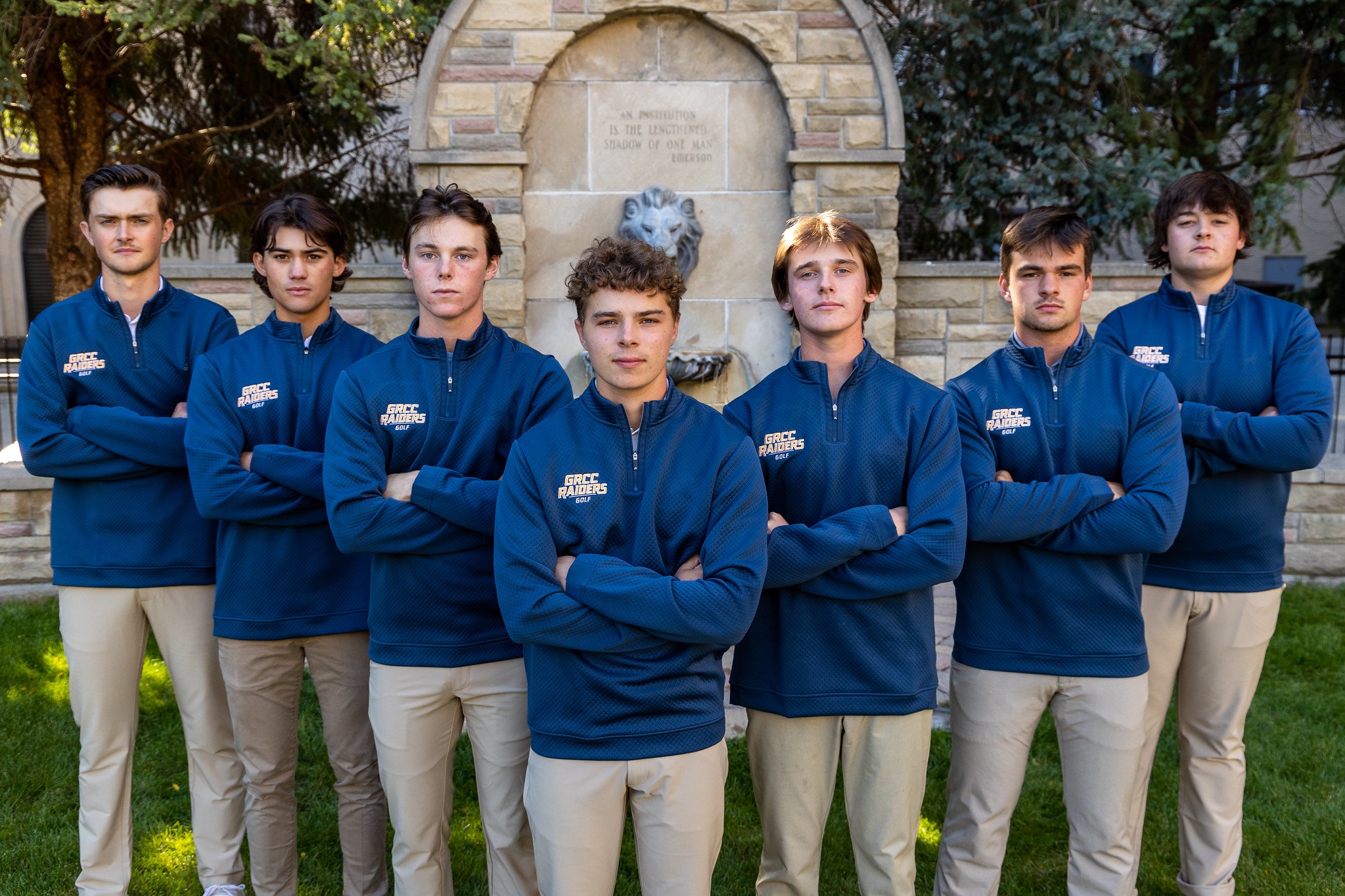 GRCC Golfers Battle Cold And Rain Finish Second In Sam Kromer